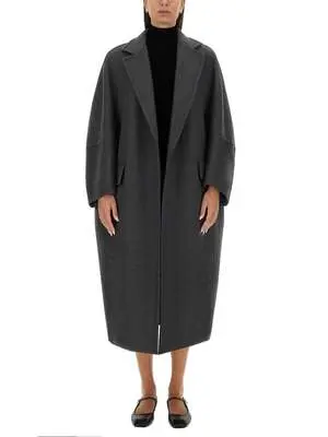 Max Mara Asburg Wool Coat - Grey