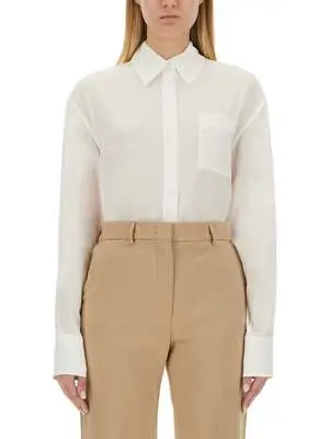 Sportmax Crystal-adorned Long Sleeve Top - Ivory
