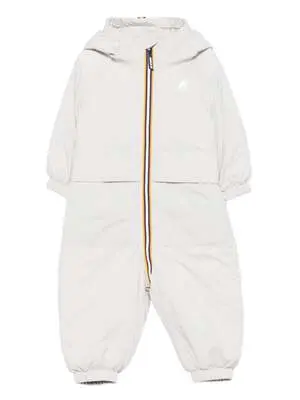 IL GUFO Hooded Zip-up Jacket With Logo Detail - Grey