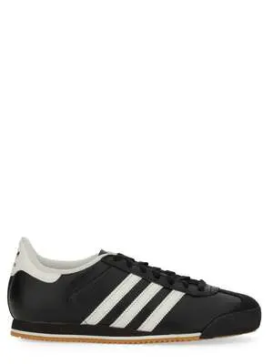 ADIDAS ORIGINALS K74 Kick Leather Sneakers - Black