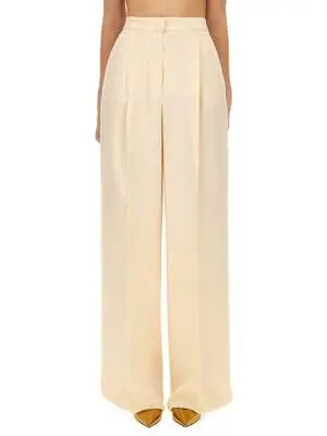 Max Mara MAX MARA Silk Klaus Pants Beige
