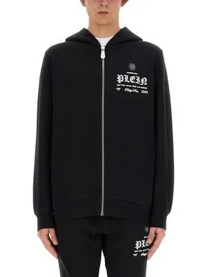 Philipp Plein Sweatshirt With Logo - Black