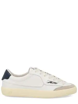 AUTRY Windscape" Classic Style Lace-up Sneakers - White