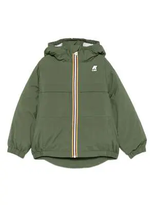 IL GUFO Mini Front Zip Jacket With Snap-button Pockets And Hood