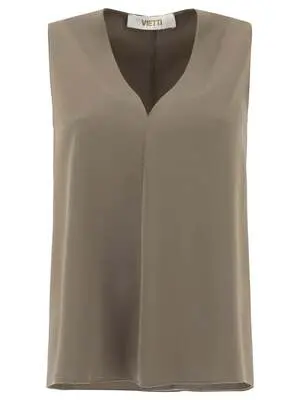 F.IT Mini V-neck Sleeveless Top Fall/winter 2024