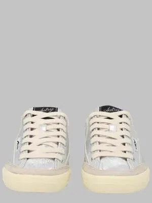AUTRY Canvas And Suede Sneakers For Ss26 - Silver