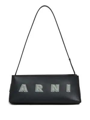 Marni Leather Museo Baguette Bag - Black