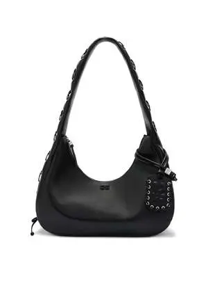 GANNI Medium Hobo Handbag For Fall 2025 - Black