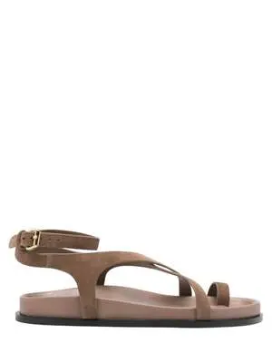 A.emery Slim Jalen Mini Sandals With Buckle Closure - Marrone