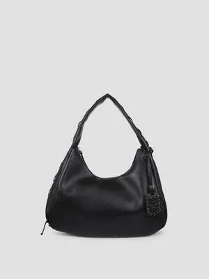 GANNI Hobo Handbag - Black
