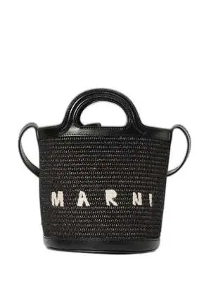 Marni Small Tropicalia Bucket Bag - Black