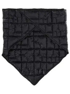Herno Quilted Puffer Scarf - Black