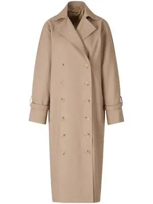 TOTEME Double-breasted Cotton Trench Jacket
