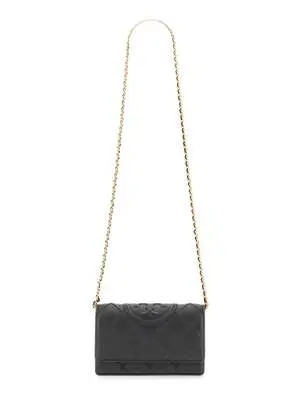 Tory Burch Fleming Soft Chain Wallet - Black