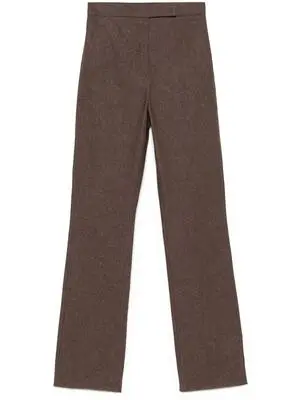 Max Mara Straight Fit Cotton Trousers