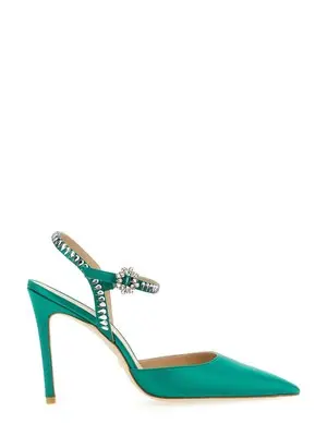 STUART WEITZMAN Gemcut 100 Ankle Strap Pumps