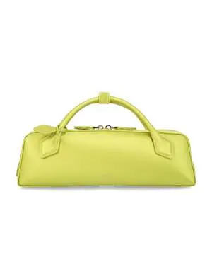 Alaïa Mini Satin Pochette - Lime