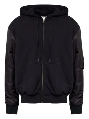 MAISON MARGIELA Zip-up Bomber Jacket With Hood
