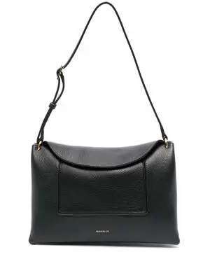 WANDLER Mini Handbag With Magnetic Closure And Adjustable Shoulder Strap - Nero