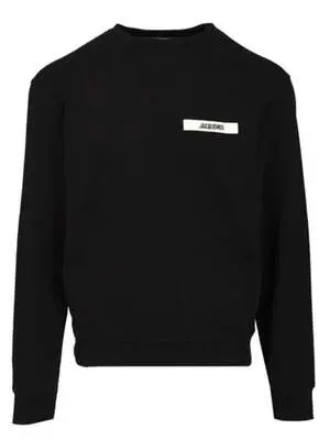 Jacquemus Gros Grain Sweatshirt - Black
