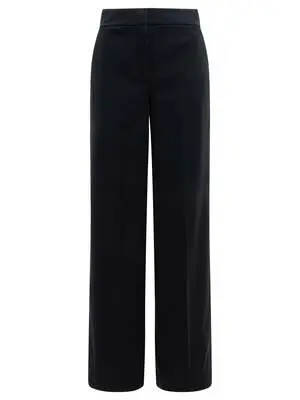 Max Mara Straight-leg Trousers For Ss25 Collection - Black