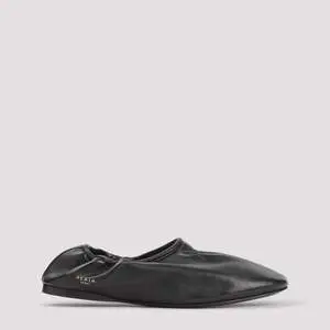 Alaïa Supple Leather Ballerina Flats - Black