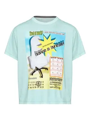 MAISON MARGIELA Essential T-shirt - Turquoise