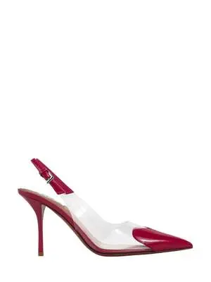 Alaïa Le Coeur Slingback Kitten Heel 5.5 Cm - Red