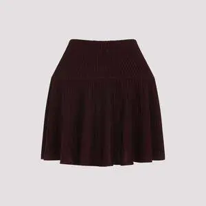 Alaïa Crinoline Wool Mini Skirt