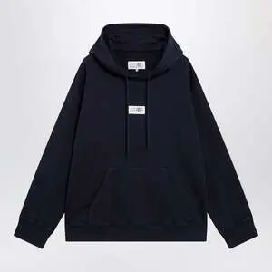 MAISON MARGIELA MM6 Cotton Hoodie Blue