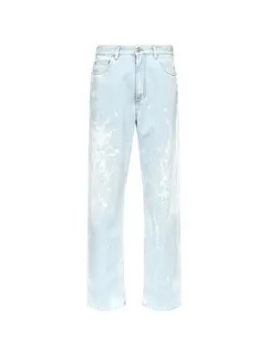 MAISON MARGIELA 5-pocket Paint Splatter Jeans - Lightblue
