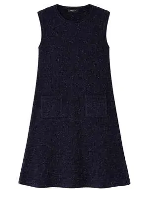 Fabiana Filippi Sleeveless A-line Tweed Dress