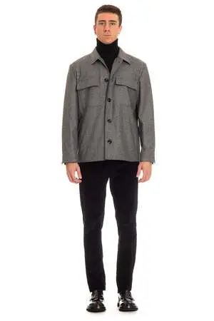 LARDINI Classic Tailored Shirt - Grey
