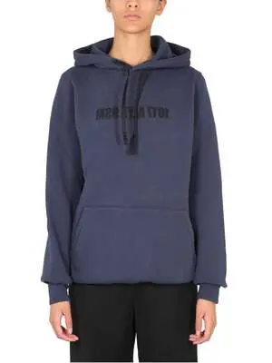 1017 Alyx 9sm Hooded Sweatshirt With Drawstring - Blue