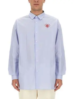FAMILY FIRST Oversized Shirt - Azure