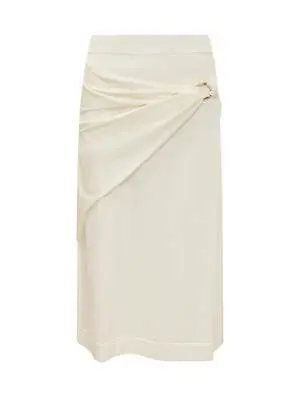 JIL SANDER Chic Mini Skirt - Coconut