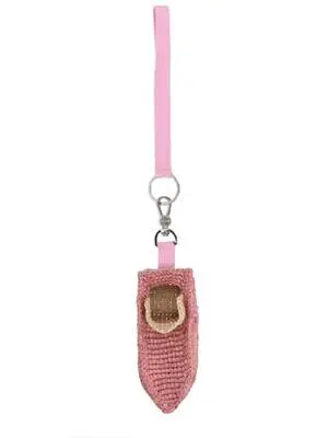 PATOU Crocheted Mini Key Holder - Pink