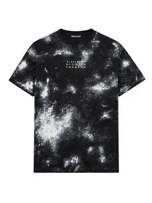 MAISON MARGIELA Irregular Painted Short Sleeve T-shirt