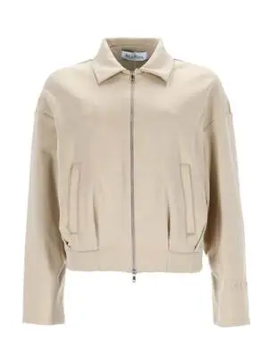 Max Mara Cotton Silk Blend Sweatshirt - Beige