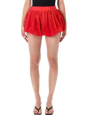 THE FRANKIE SHOP Mini Volume Bubble Hem Shorts