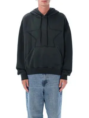MAISON MARGIELA Cotton Sweatshirt Hooded Smooth - Black