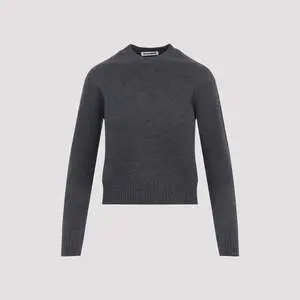JIL SANDER Fine Wool Pullover Sweater For - Grey