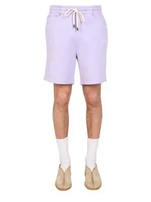 MOUTY Embroidered Mini Bermuda Shorts