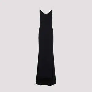 TOM FORD Silk Chain Embroidered Satin Maxi Dress
