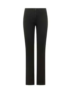 Sportmax Tailored Knitwear Trousers - Nero