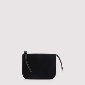 Phoebe Philo Mini Suede Pocket Bag 15cm X 11.5cm X 1.5cm - Black