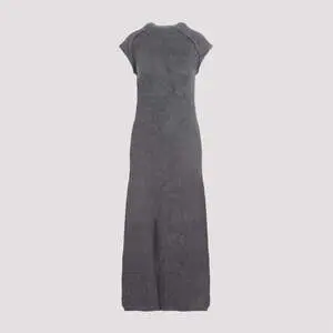 JIL SANDER Knit Long Dress Maxi Length - Grey