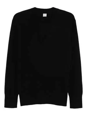 TOTEME Oversized Cashmere V-neck Sweater - Black