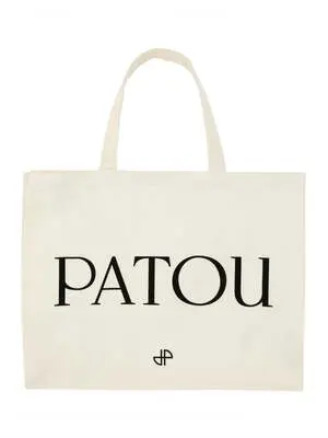 PATOU Large Cotton Tote Bag