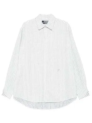 Jacquemus La Chemise Letro Shirt And Blouse - Logostrips